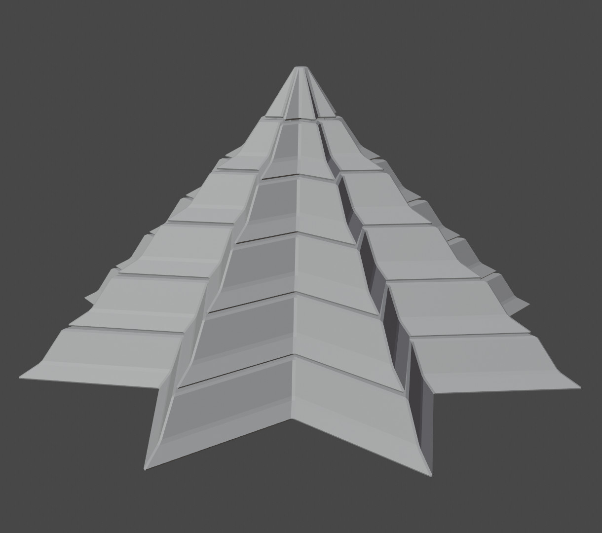 ArtStation - Pyramidal Structure 8 Corners Interstices Beveled and ...