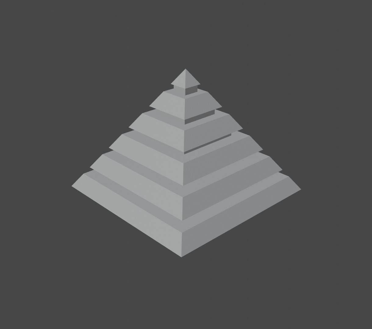 ArtStation - Pyramidal Structure with Interstices | Game Assets