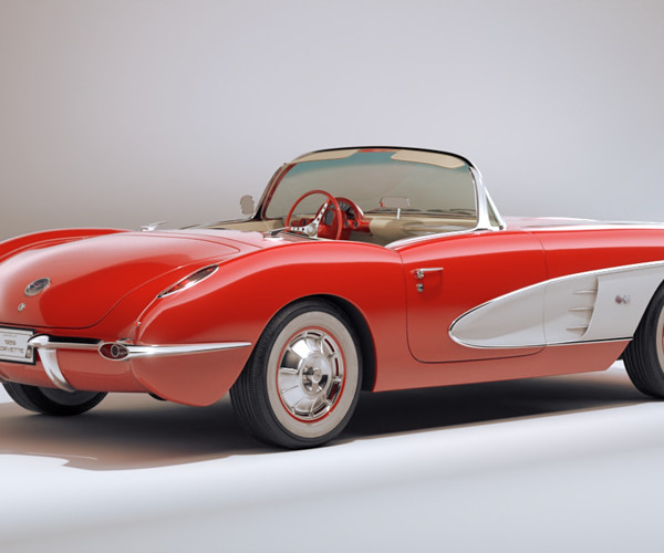 ArtStation - 1959 Chevrolet Corvette | Resources