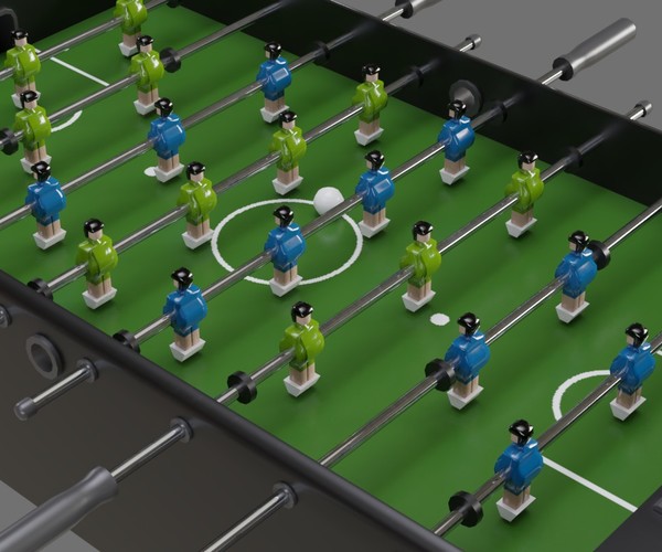 ArtStation - Foosball 1A | Game Assets