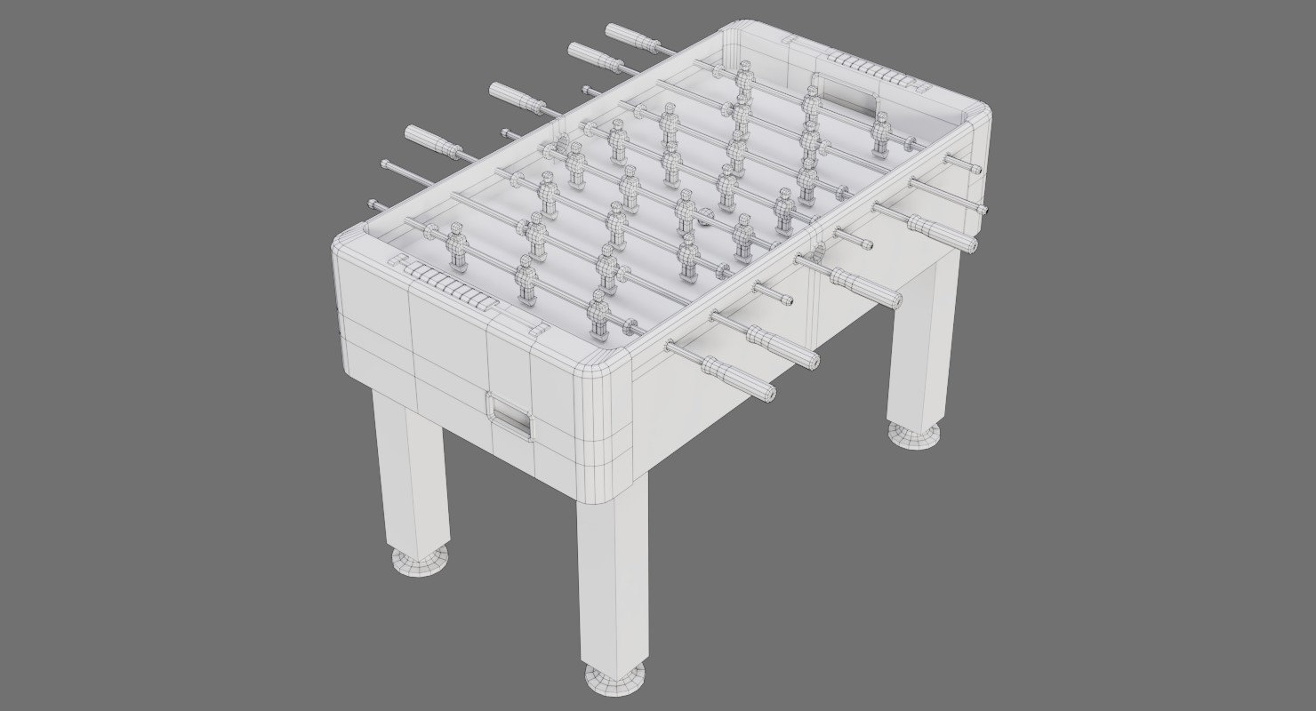 ArtStation - Foosball 1B | Game Assets