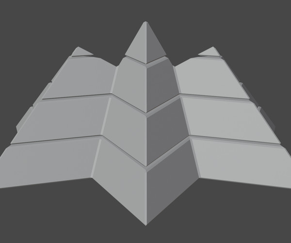 ArtStation - Futuristic Pyramidal Build | Game Assets