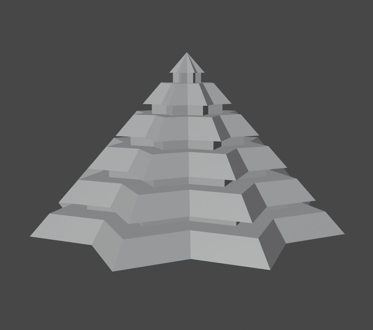 ArtStation - Pyramidal Structure 8 Corners | Game Assets