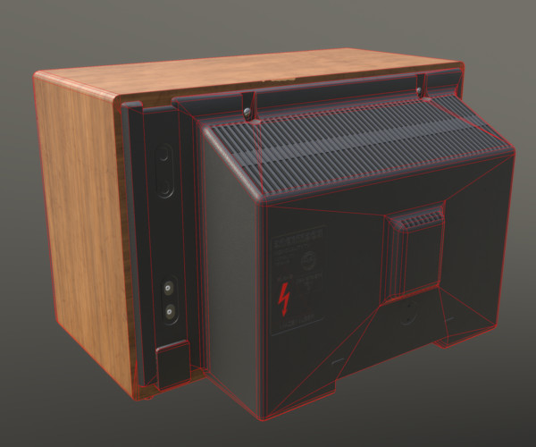ArtStation - Retro Soviet TV Elektron Brown | Game Assets