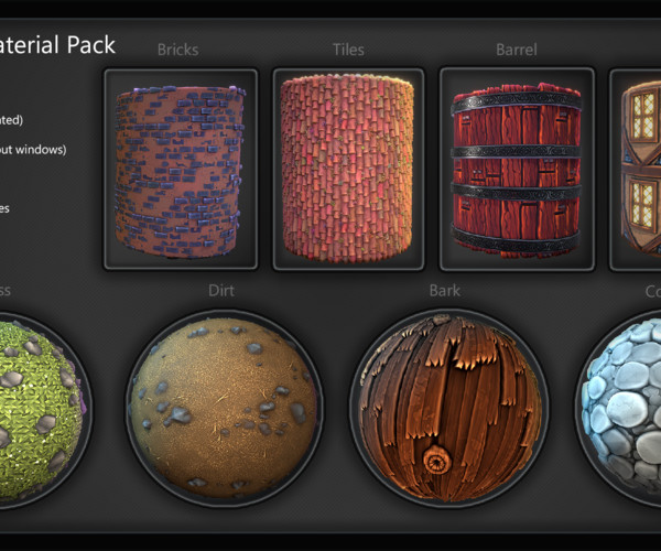ArtStation - Fantasy Material Pack | Game Assets
