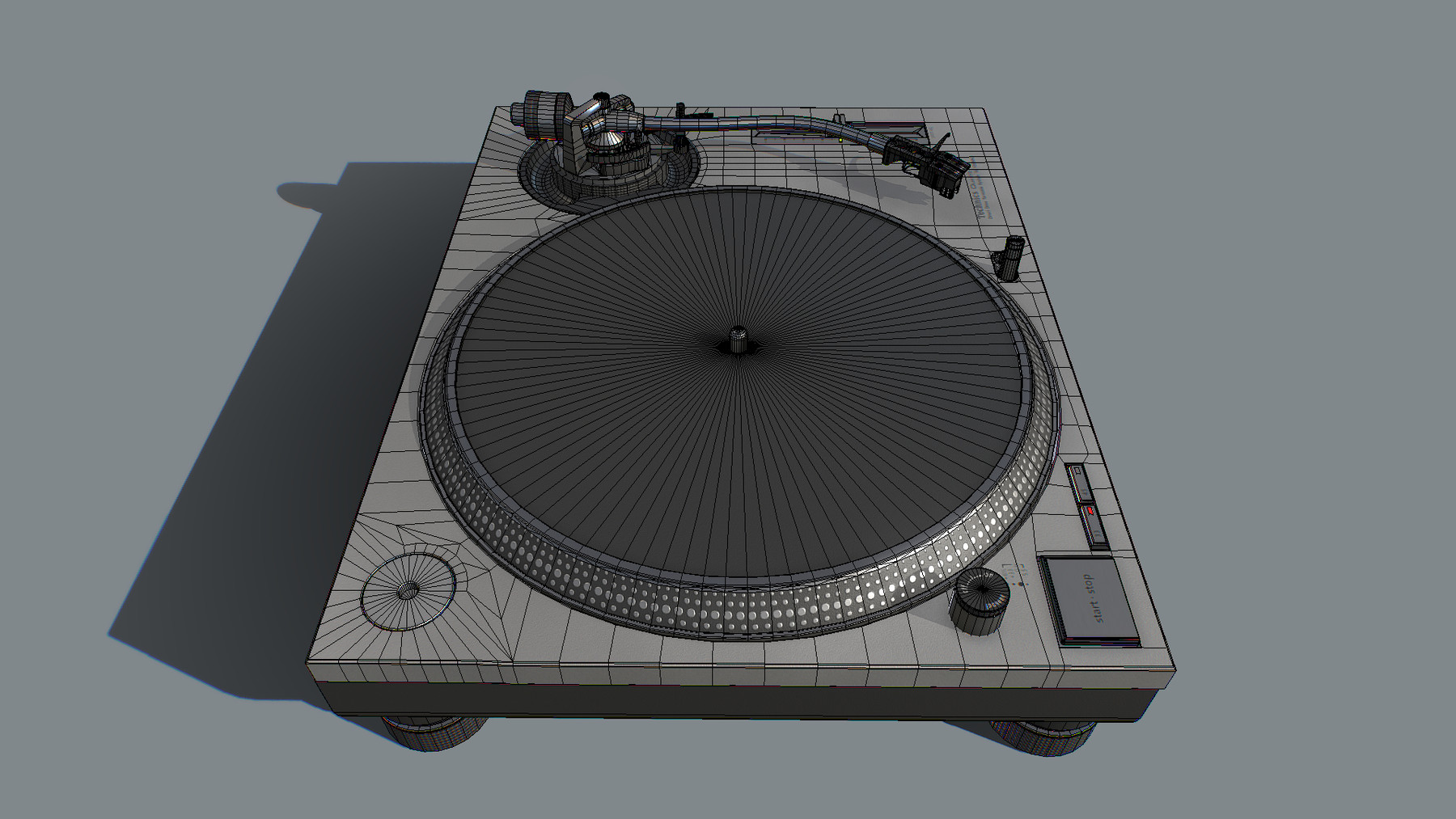 ArtStation - Technics SL1200 MK2 Turntable | Game Assets