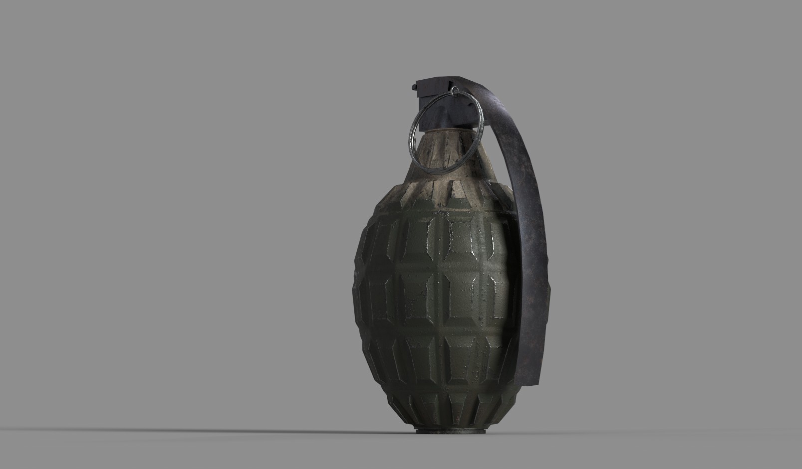ArtStation - 3D low poly model of hand grenade | Game Assets