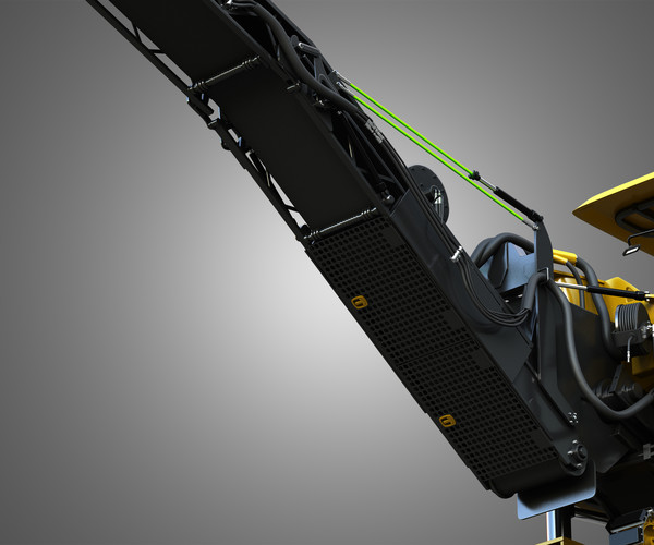 ArtStation - PM 622 Cold-Planer - Asphalt Removal 3D model | Resources