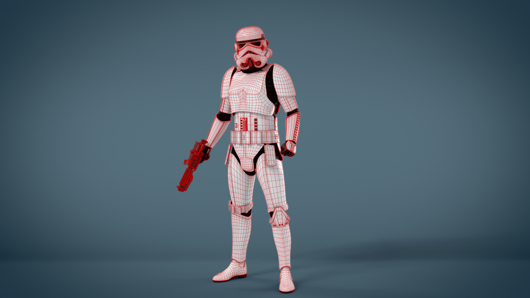 ArtStation - StormTrooper Rigged Textured Model 3D model | Resources