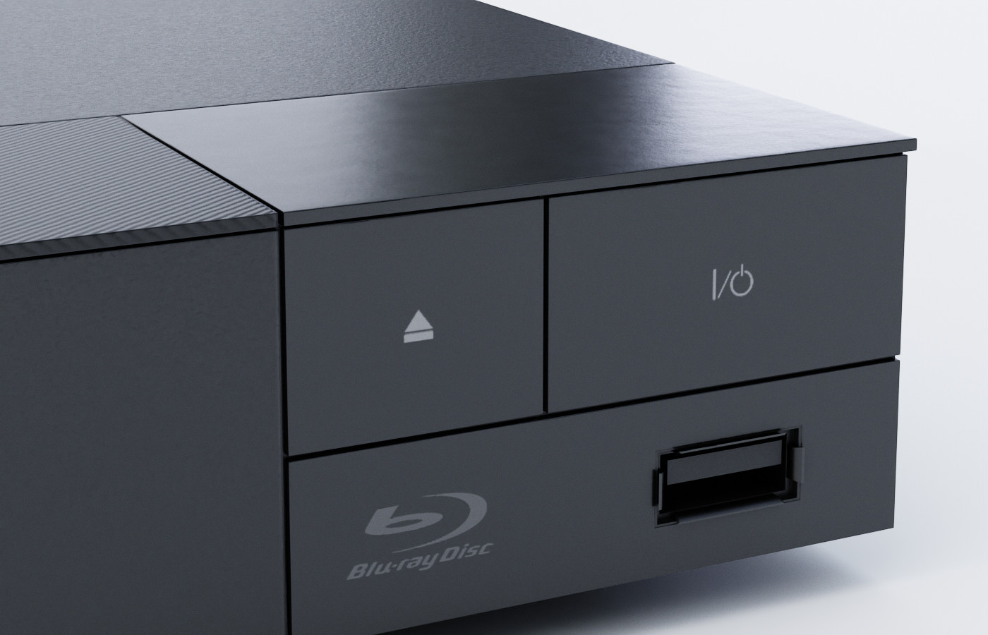 ArtStation - Blu-ray Disc / DVD / CD Player - Low-poly 3D Model | Resources