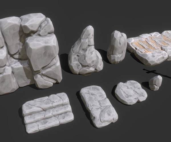 ArtStation - Stylized Lava Cave | Game Assets