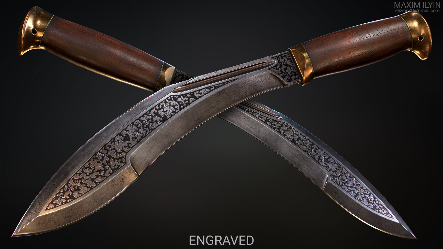 ArtStation - Kukri + Skins | Resources