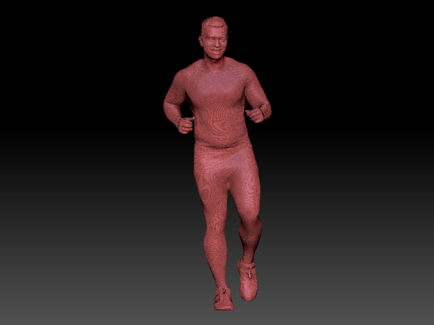 ArtStation - Attractive man in crossfit uniform running 185 | Game Assets