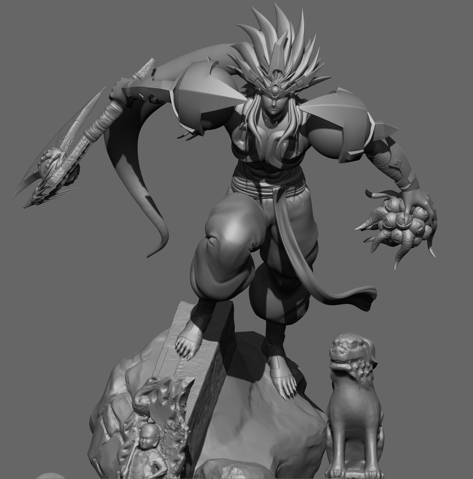 ArtStation - Zenki 3d model | Resources