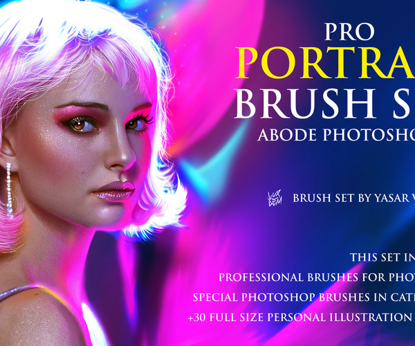 ArtStation - Portrait Brushes for Photoshop | Brushes