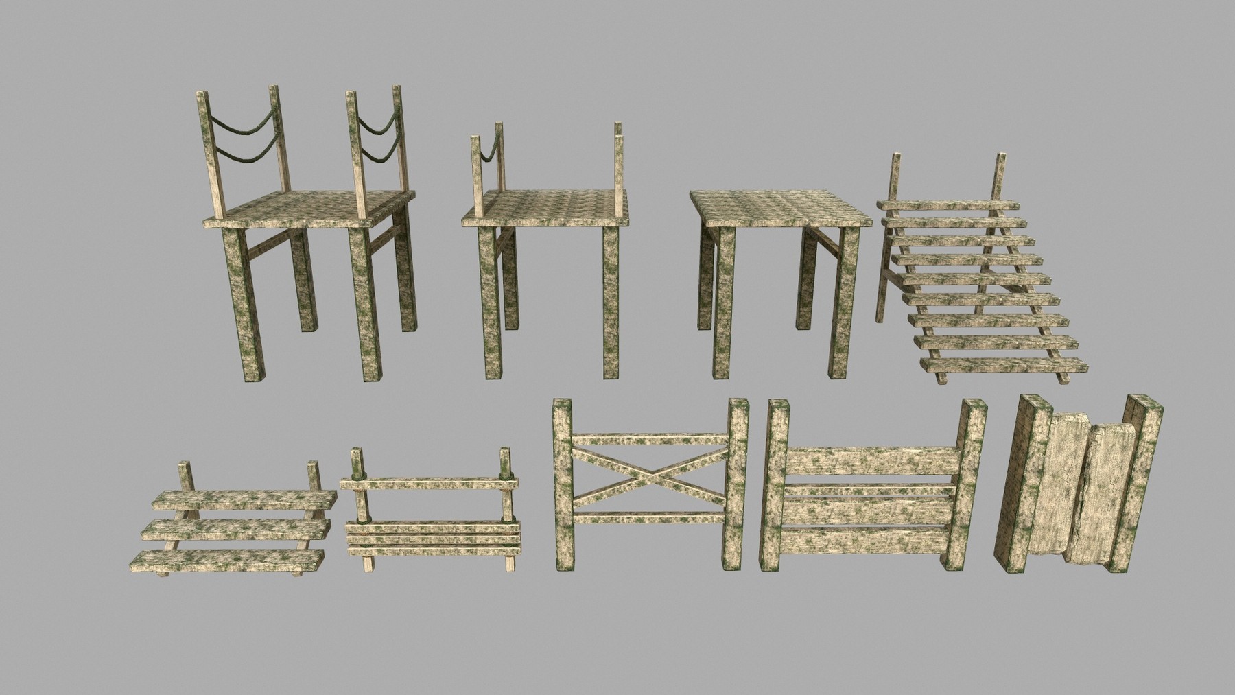 ArtStation - Wood Set | Game Assets