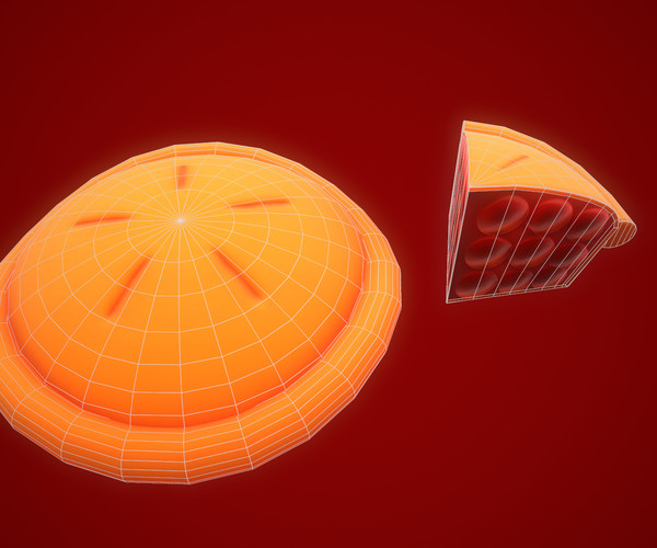 ArtStation - Stylized Cherry Pie | Game Assets