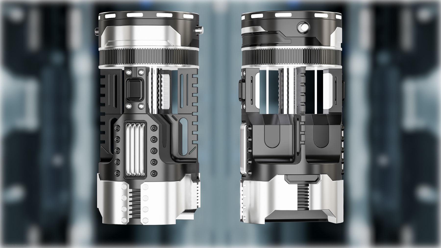 ArtStation - 25 Sci-Fi 3D models - Interior Asset Pack | Game Assets