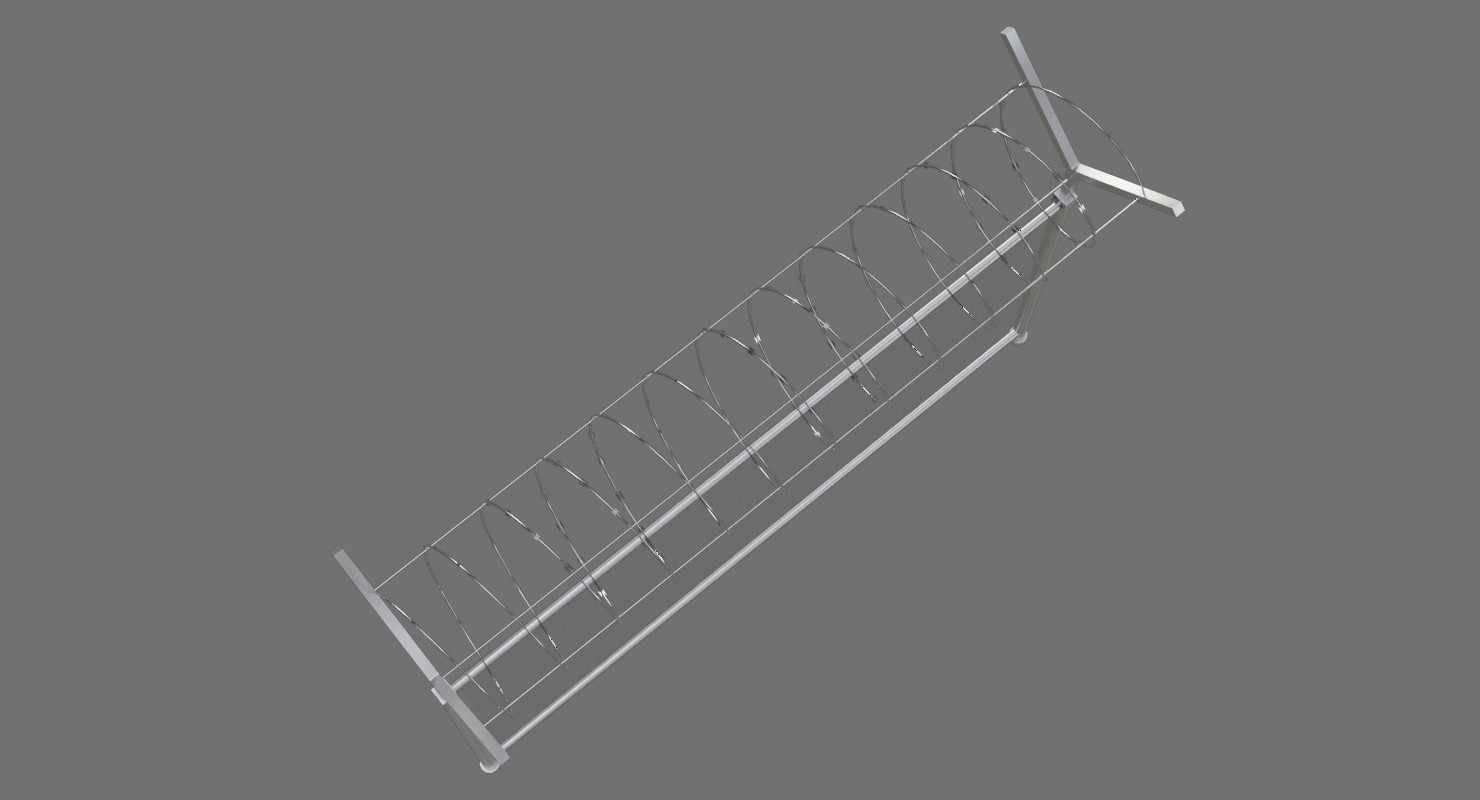 ArtStation - Barbed Wire Fence 1A | Game Assets