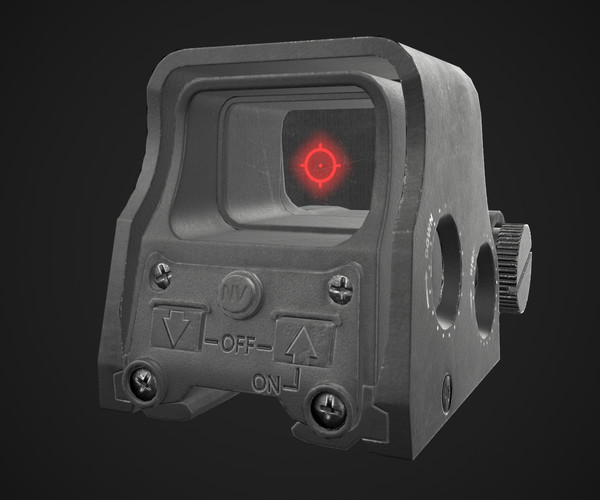 ArtStation - EOTech Holographic Red Dot Sight (Game Ready) | Game Assets