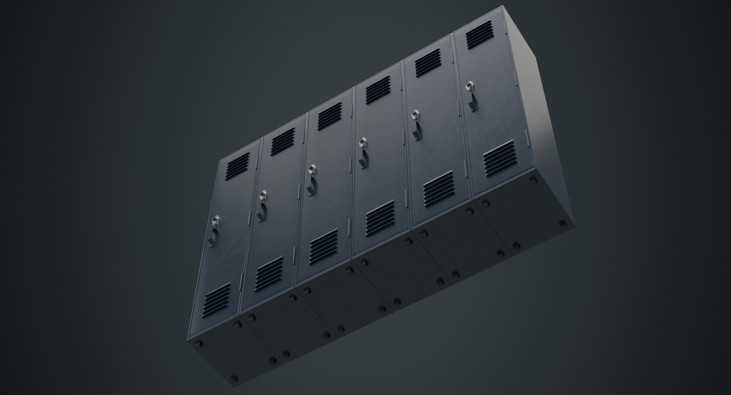 ArtStation - Locker 1A | Game Assets