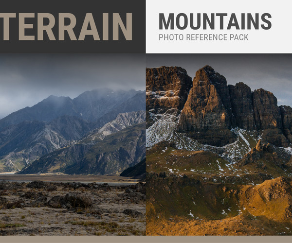 ArtStation - MOUNTAINS Photo Reference Pack | Resources