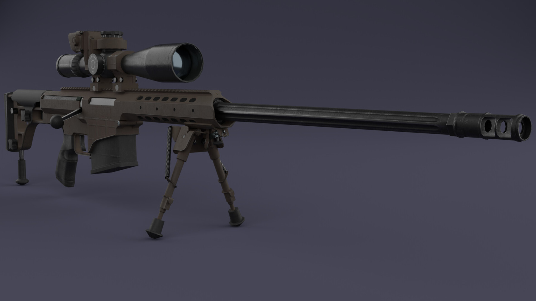 ArtStation - Barrett 98B | Game Assets