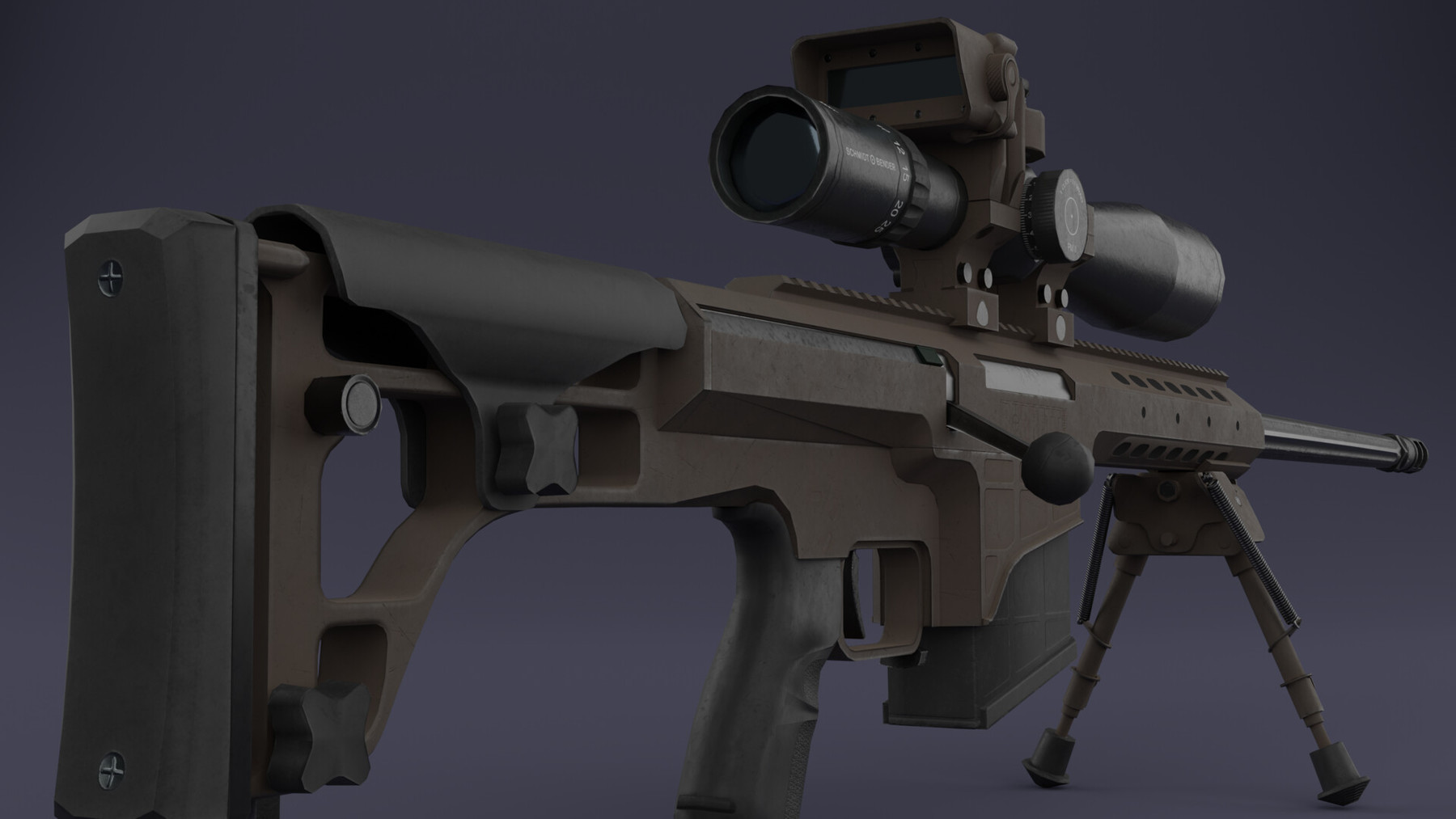 ArtStation - Barrett 98B | Game Assets