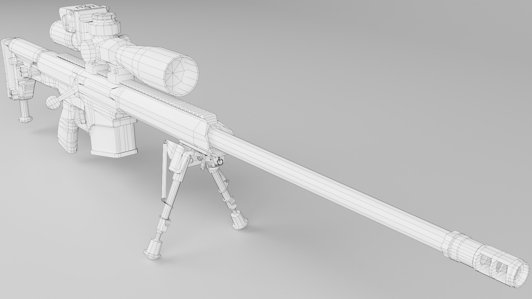 ArtStation - Barrett 98B | Game Assets