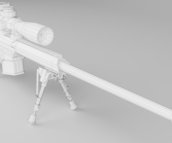 ArtStation - Barrett 98B | Game Assets