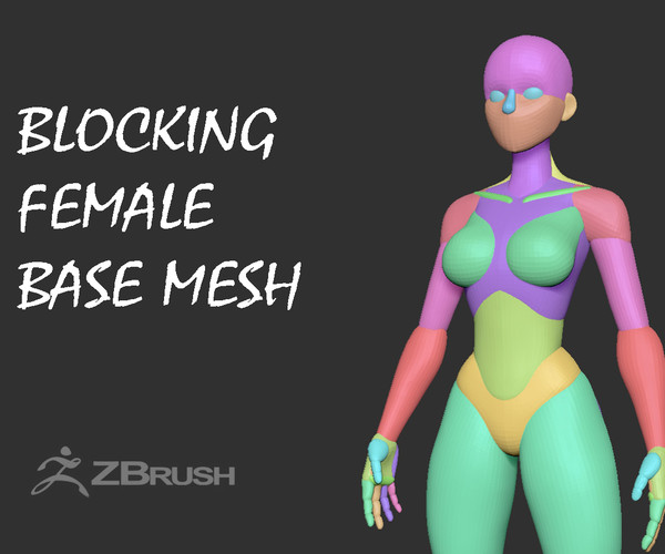 ArtStation - Blocking Female Basemesh | Game Assets