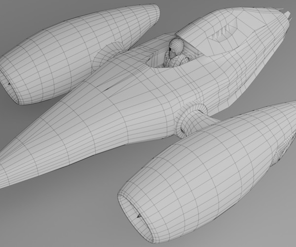 ArtStation - Sci-fi racing car | Game Assets