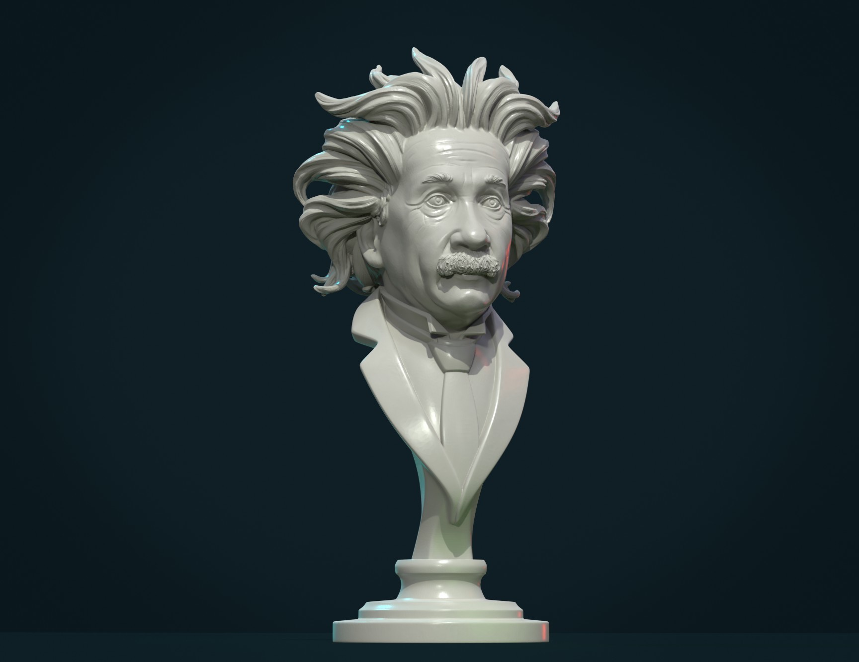 ArtStation - Einstein bust | Resources