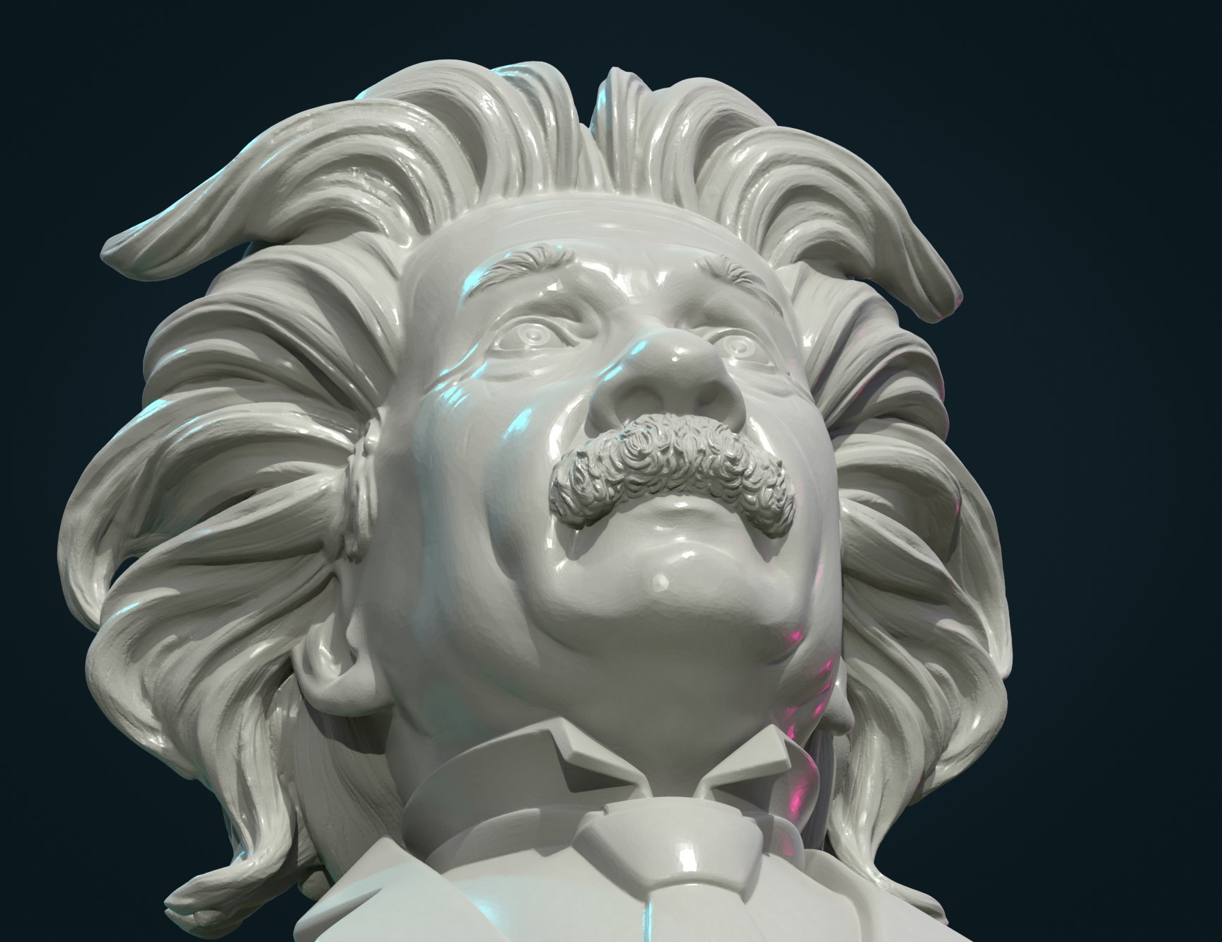 ArtStation - Einstein bust | Resources