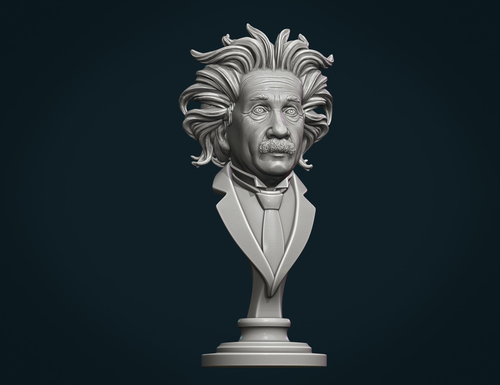 ArtStation - Einstein bust | Resources