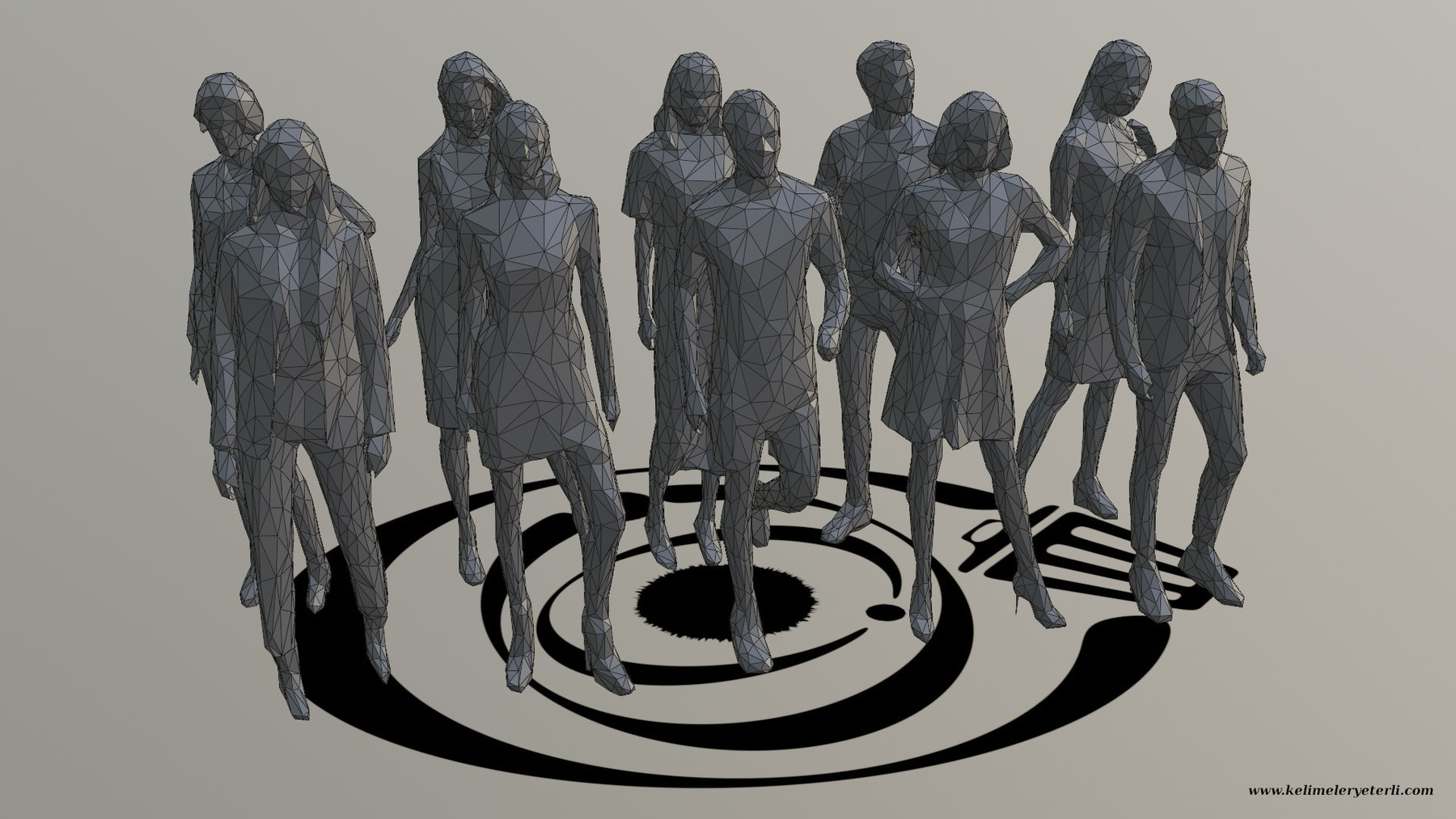 ArtStation - Low Poly People Pack 011 - 50 Pieces R | Game Assets