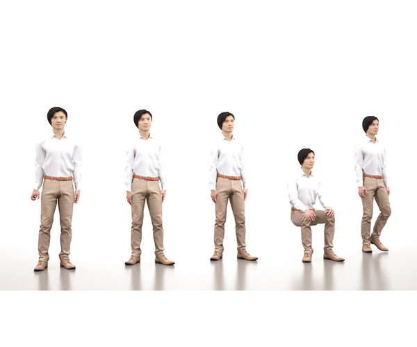 ArtStation - Free 3D model A-Pose – 068_Syun | Resources