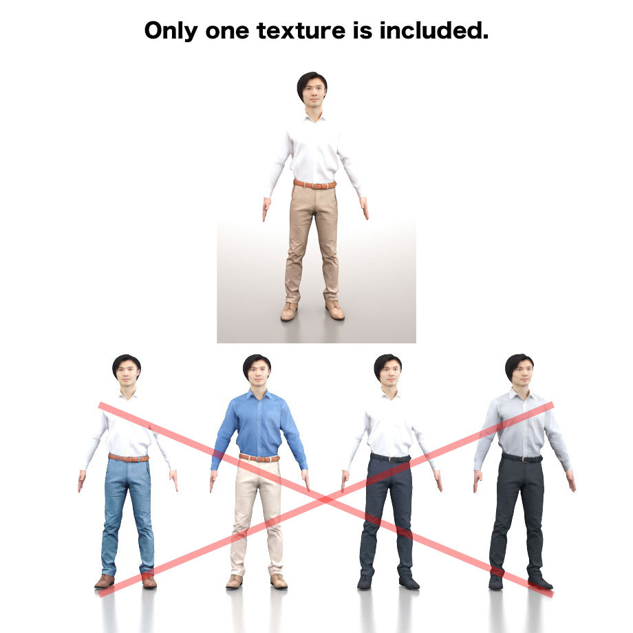 ArtStation - Free 3D model A-Pose – 068_Syun | Resources