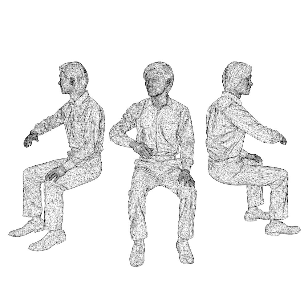 ArtStation - Posed 3D-people 065_Syun | Resources