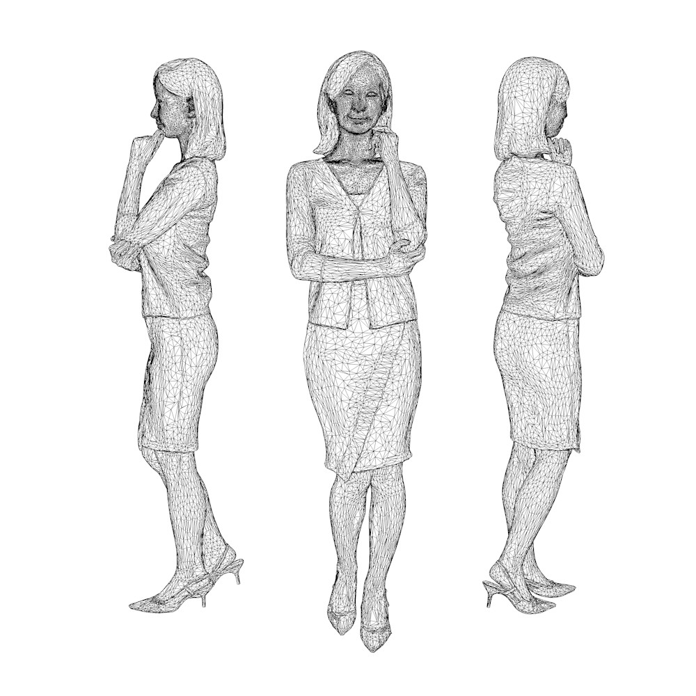 ArtStation - Posed 3D-people 097_Aya | Resources