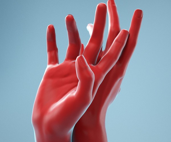 ArtStation - Back to Back Realistic Hand | Resources