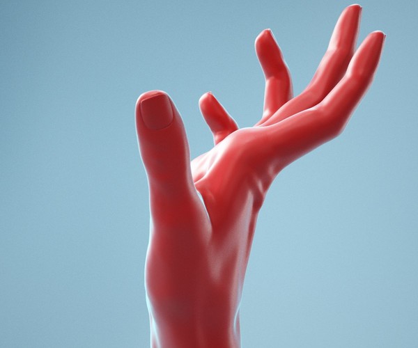 ArtStation - Clawing Horror Realistic Hand | Resources