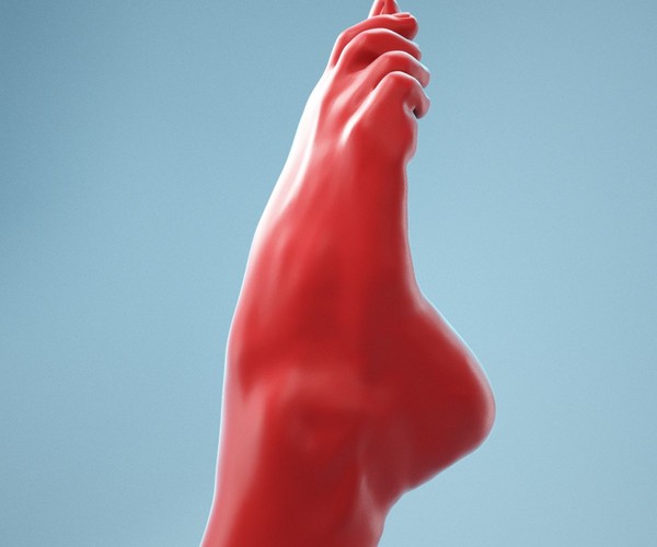 ArtStation - Crunched Toes Realistic Foot | Resources