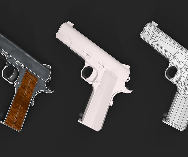 ArtStation - 1911 Gun | Resources