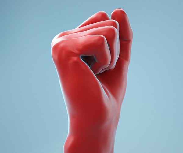 ArtStation - Fist Realistic Hand | Resources