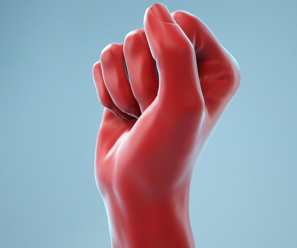 ArtStation - Fist Realistic Hand | Resources