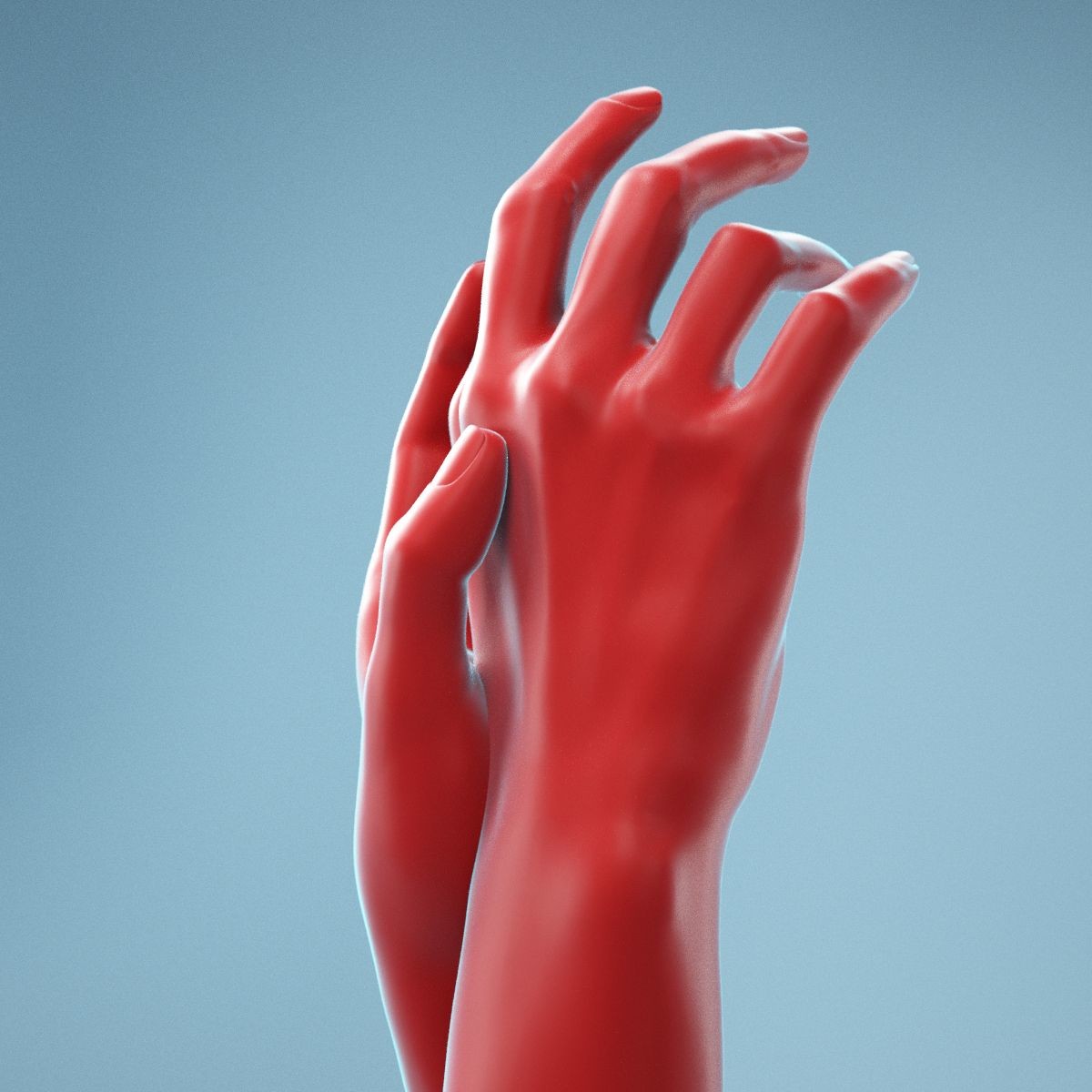 ArtStation - Gently Touching Realistic Hands | Resources
