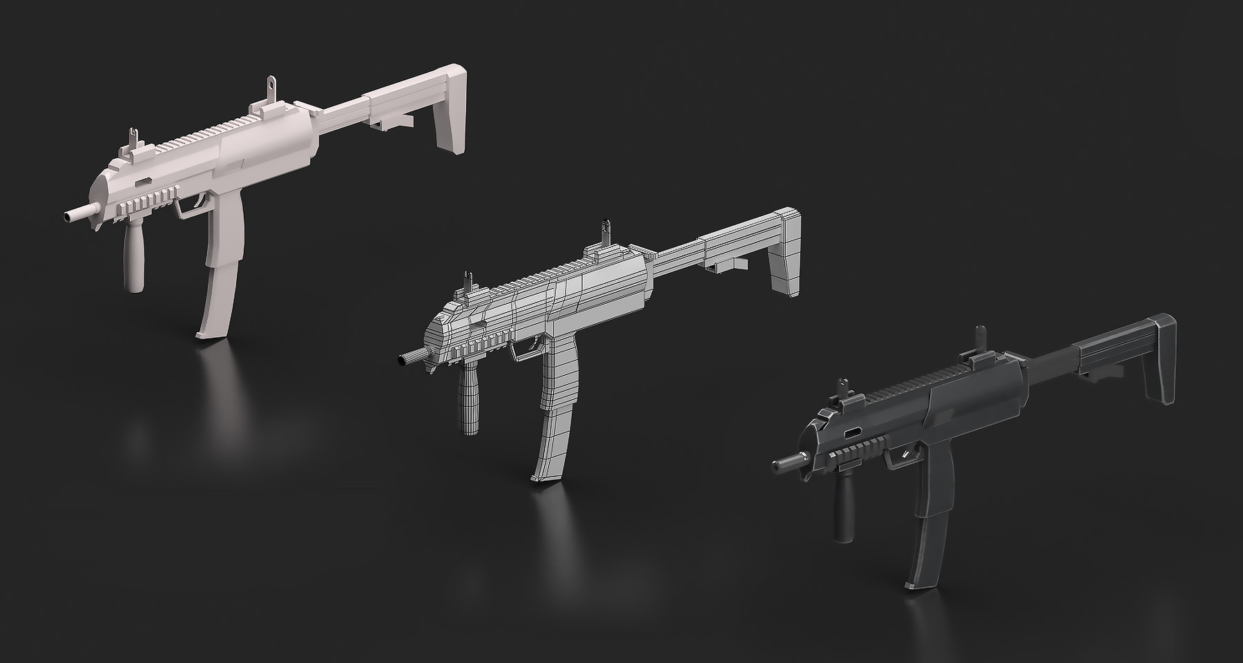 ArtStation - MP7 Gun | Resources