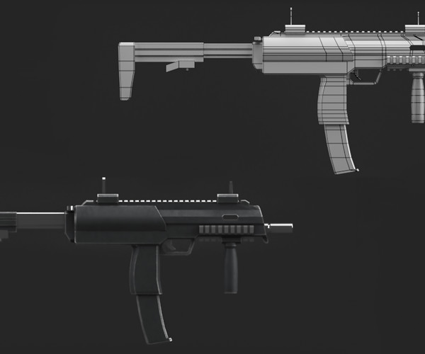 ArtStation - MP7 Gun | Resources