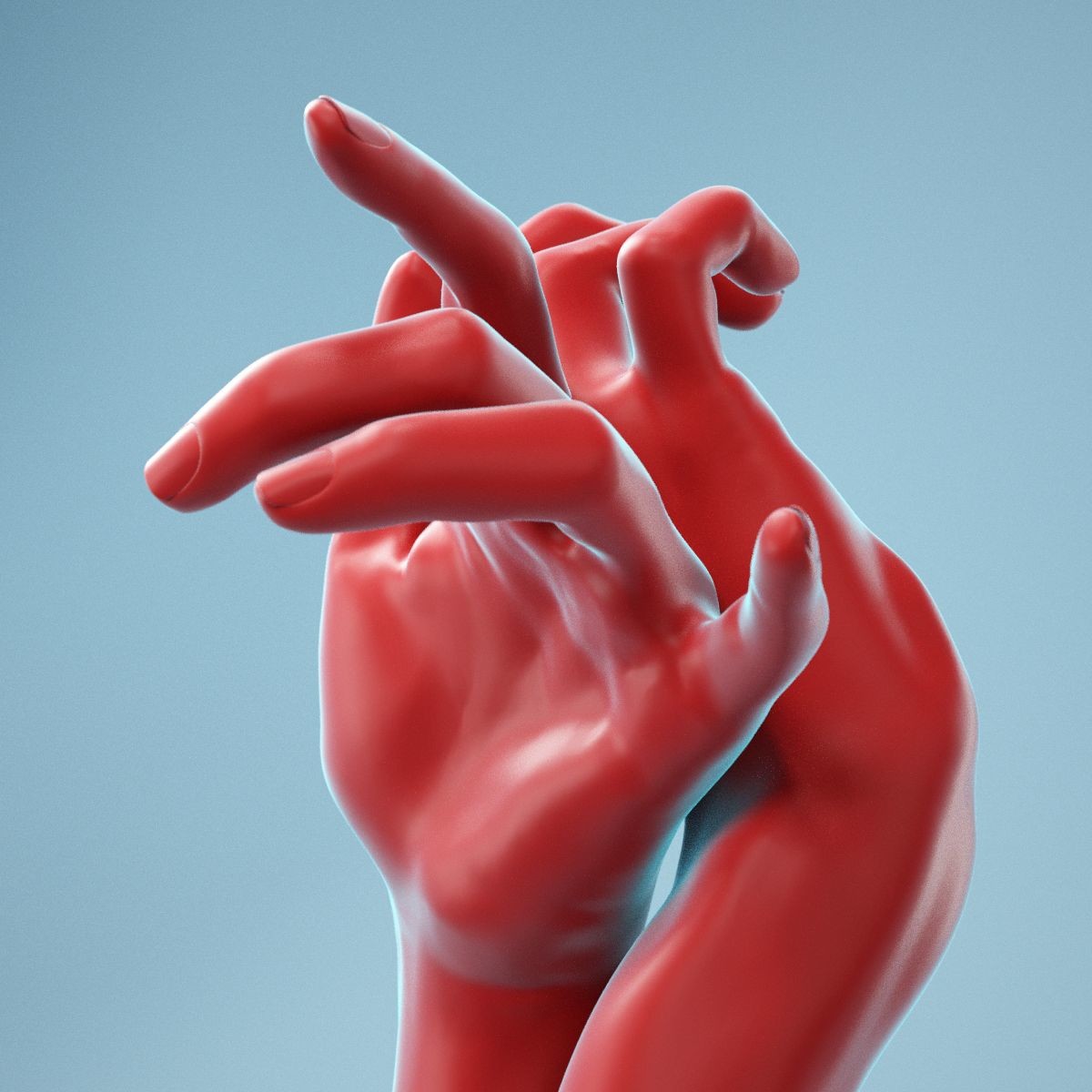 ArtStation - Leaning Back to Back Relaxed Realistic Hand | Resources